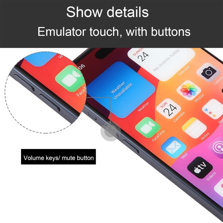 iPhone 15 Color Screen Dummy Display Model (Black) | Bigupgadgets