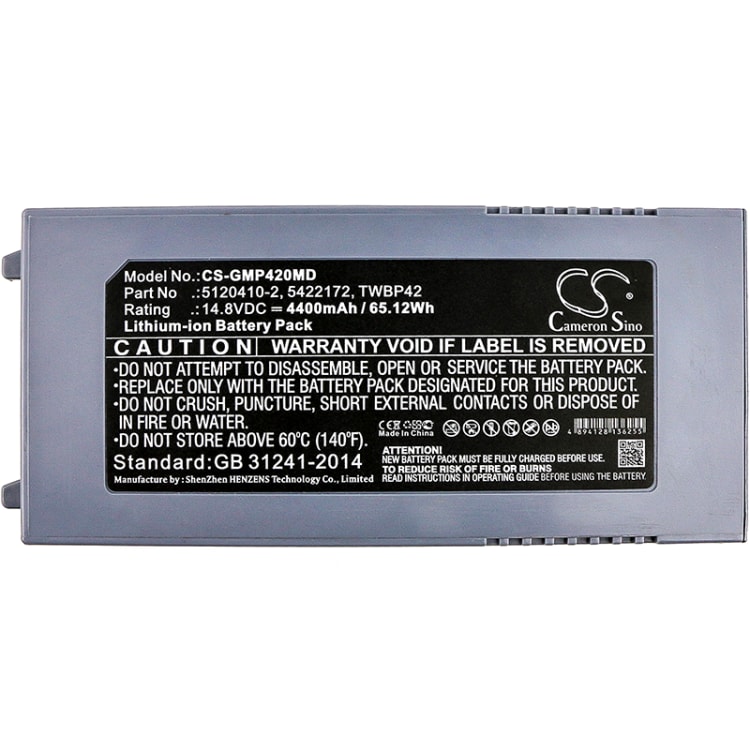 Battery for GE Vivid E, Logiq I/E Ultrasound Machines (p/n 5120410-2 ...
