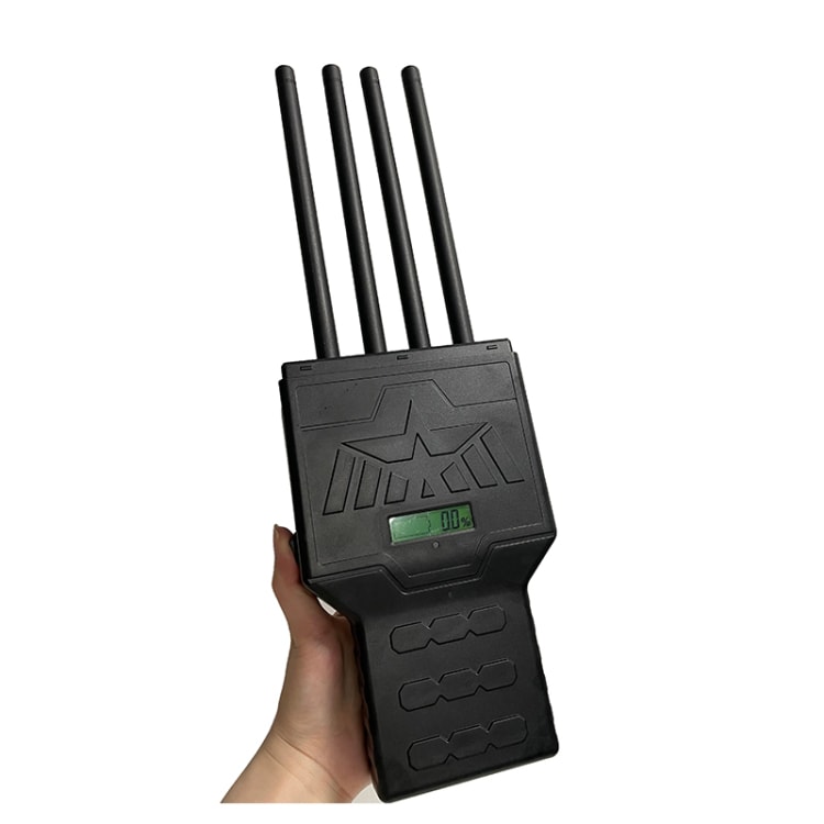 Handheld JAX-121P-4 30W Remote Control Signal Jammer (Black) | Bigupgadgets