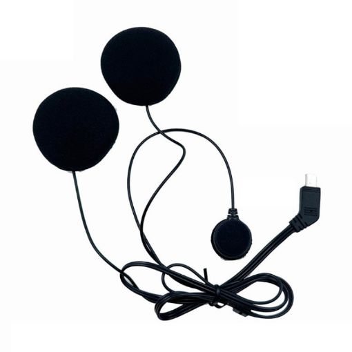 HD Noise-Proof Helmet Intercom Headset 10Pin Plug Microphone Speaker ...