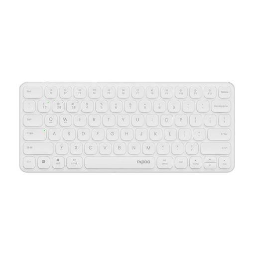 Rapoo E9050L Tri-mode Bluetooth Wireless Silent Keyboard (White ...